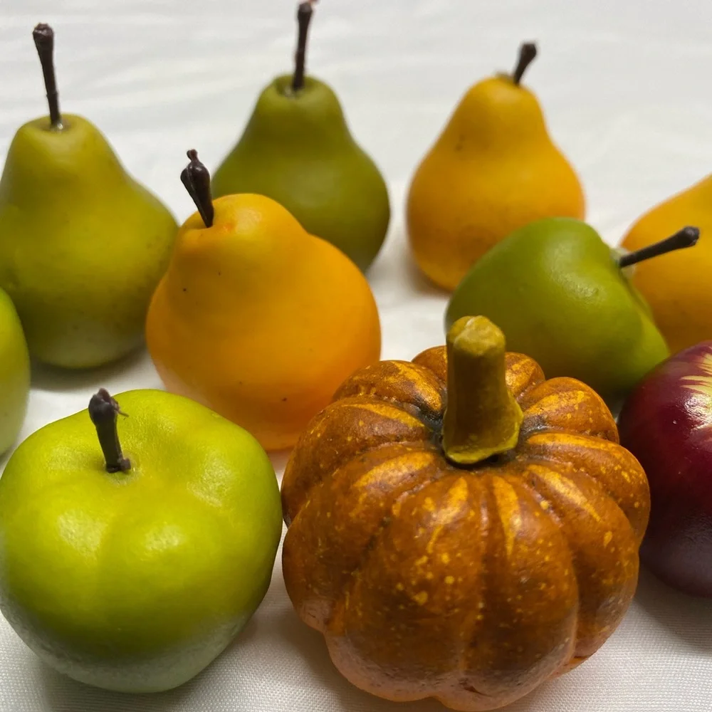 Source Unknown | Accents | Realistic Mini Faux Fruit And Set For Crafts ...
